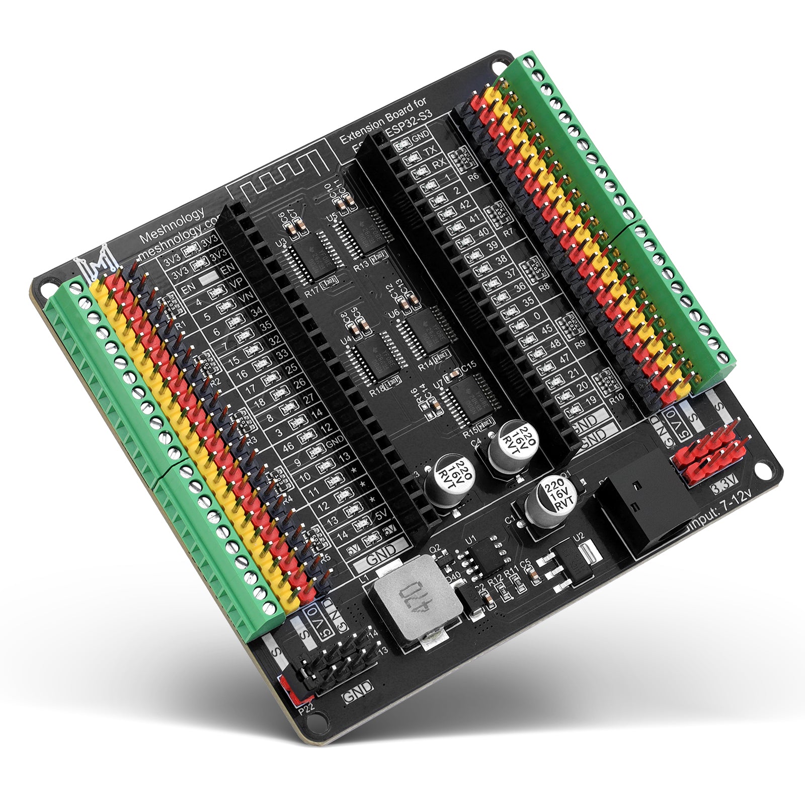 Meshnology N40 - ESP32 Expansion Board for ESP32/ESP32-S3 Core Modules