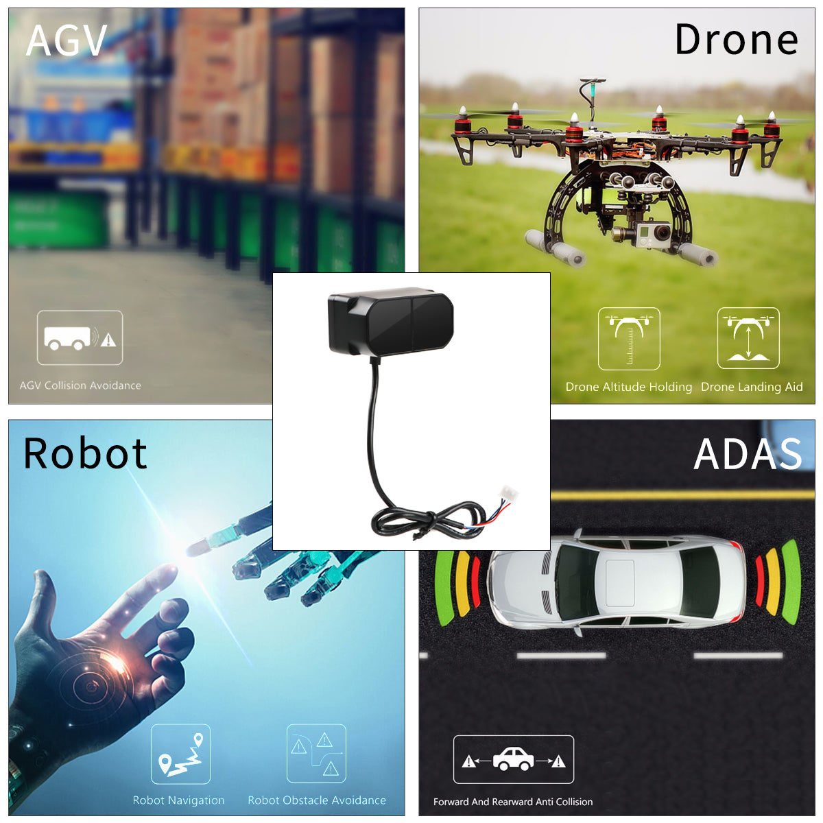 Benewake TFmini Plus LiDAR Module - High-Speed ToF Single-Point Rangin – Meshnology