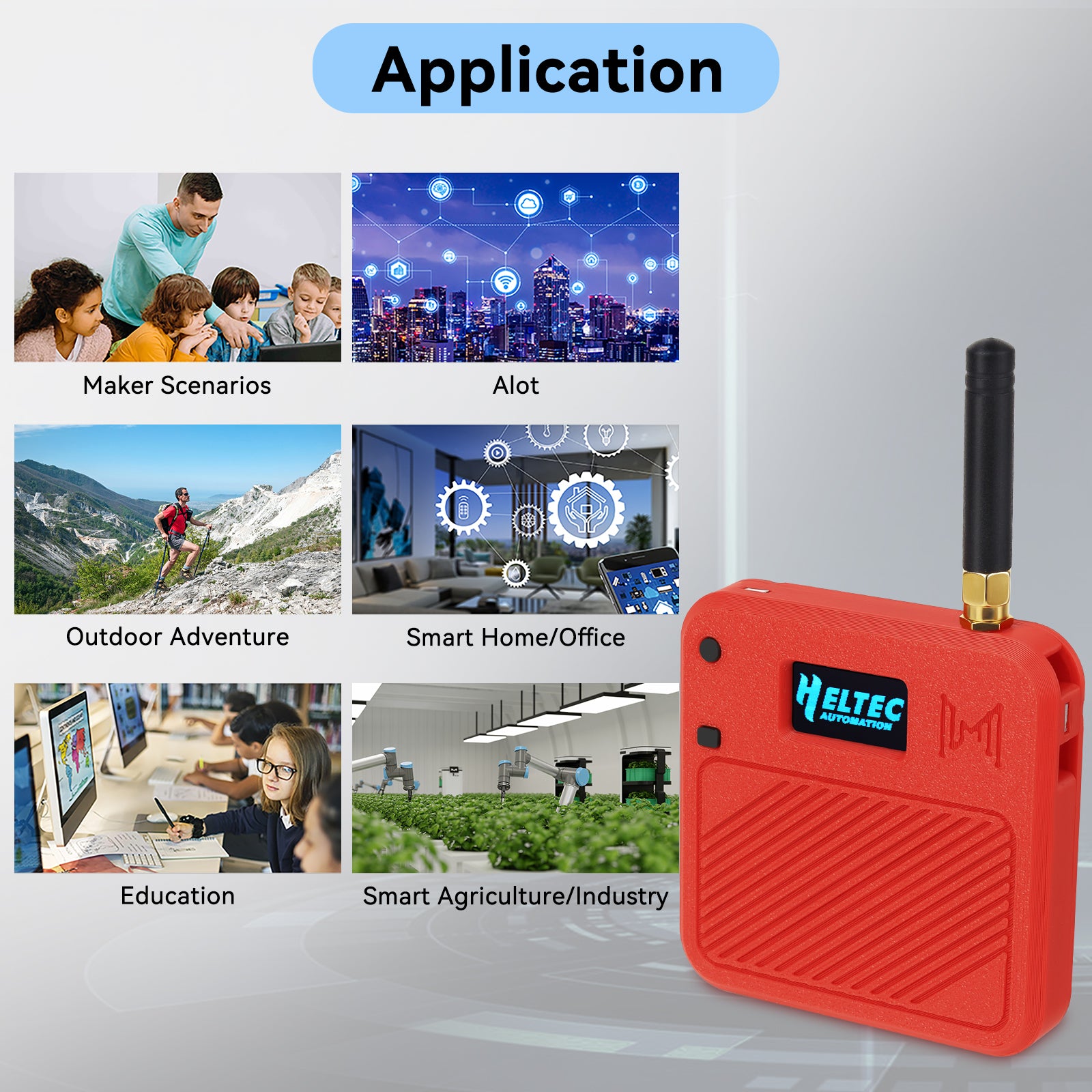 N32 - Heltec ESP32 LoRa V3 Develop Node Kit - 3000mAh Battery + 3D-Pri ...