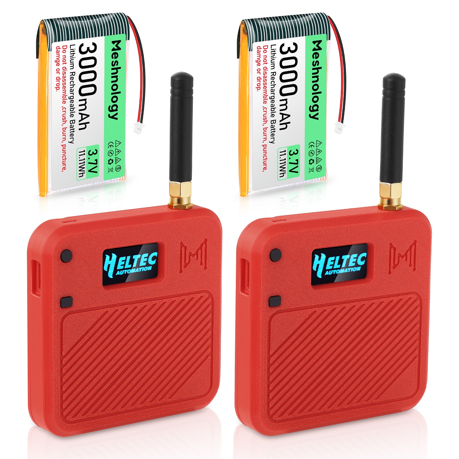 N32 - Heltec ESP32 LoRa V3 Develop Node Kit - 3000mAh Battery + 3D-Pri ...