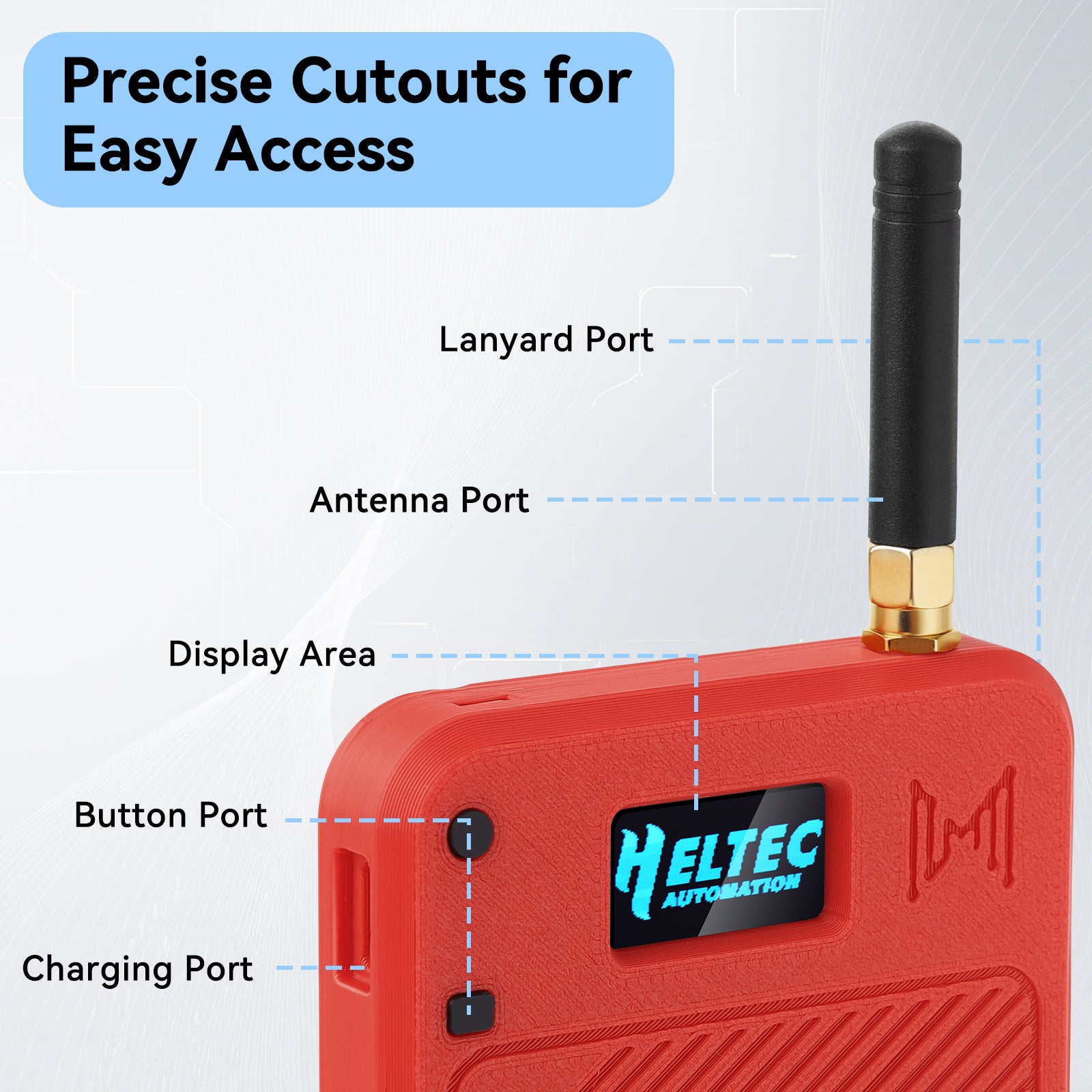 N32 - Heltec ESP32 LoRa V3 Develop Node Kit - 3000mAh Battery + 3D-Pri ...
