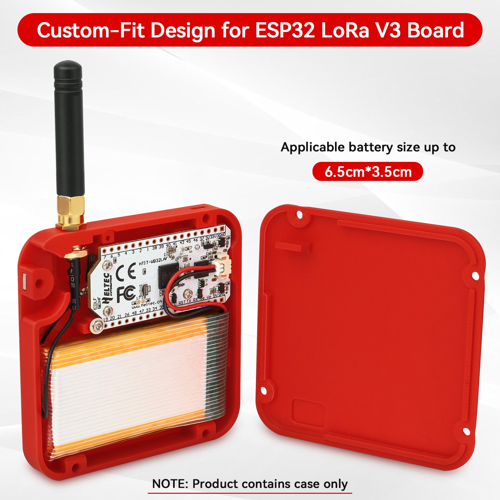 N32 Case - Heltec ESP32 Board for LoRa V3 - Custom Meshtastic Shell wi ...