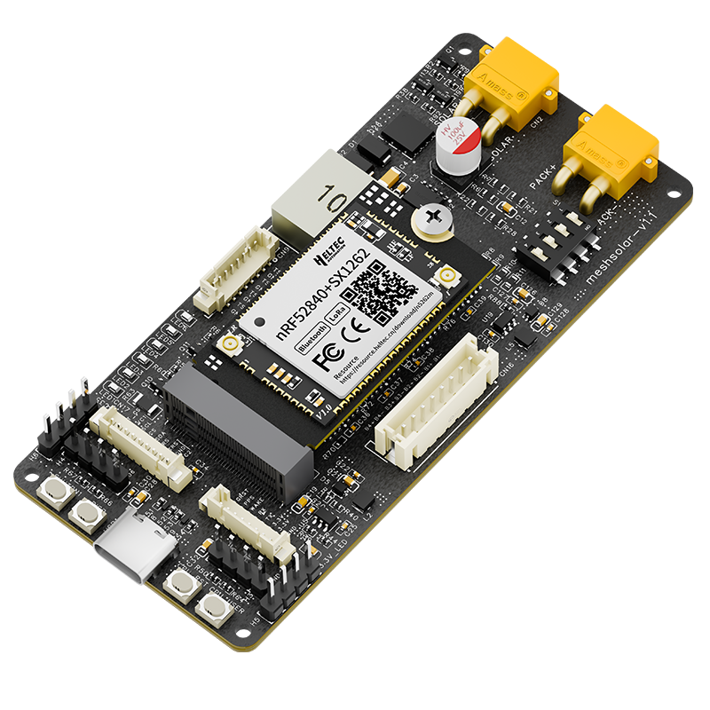 MeshSolar Development Board - Li-ion BMS with Solar Charging, BLE and – Meshnology