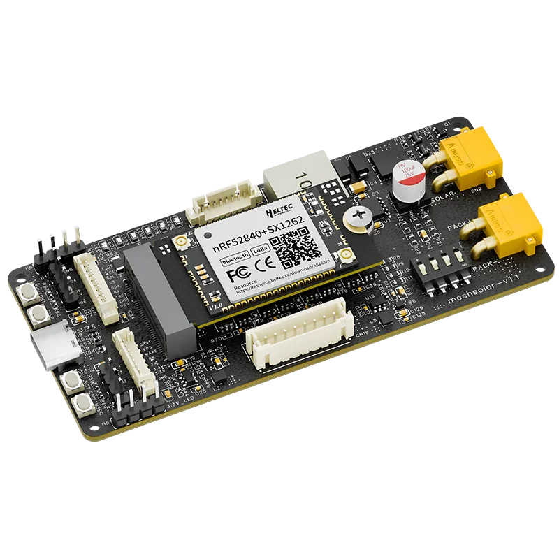 MeshSolar Development Board - Li-ion BMS with Solar Charging, BLE and ...
