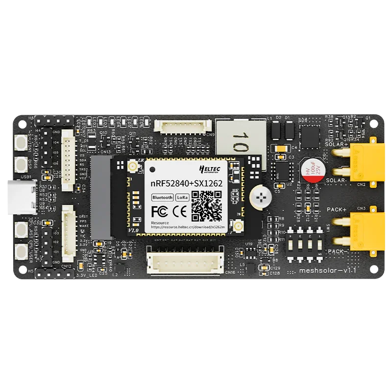 MeshSolar Development Board - Li-ion BMS with Solar Charging, BLE and ...