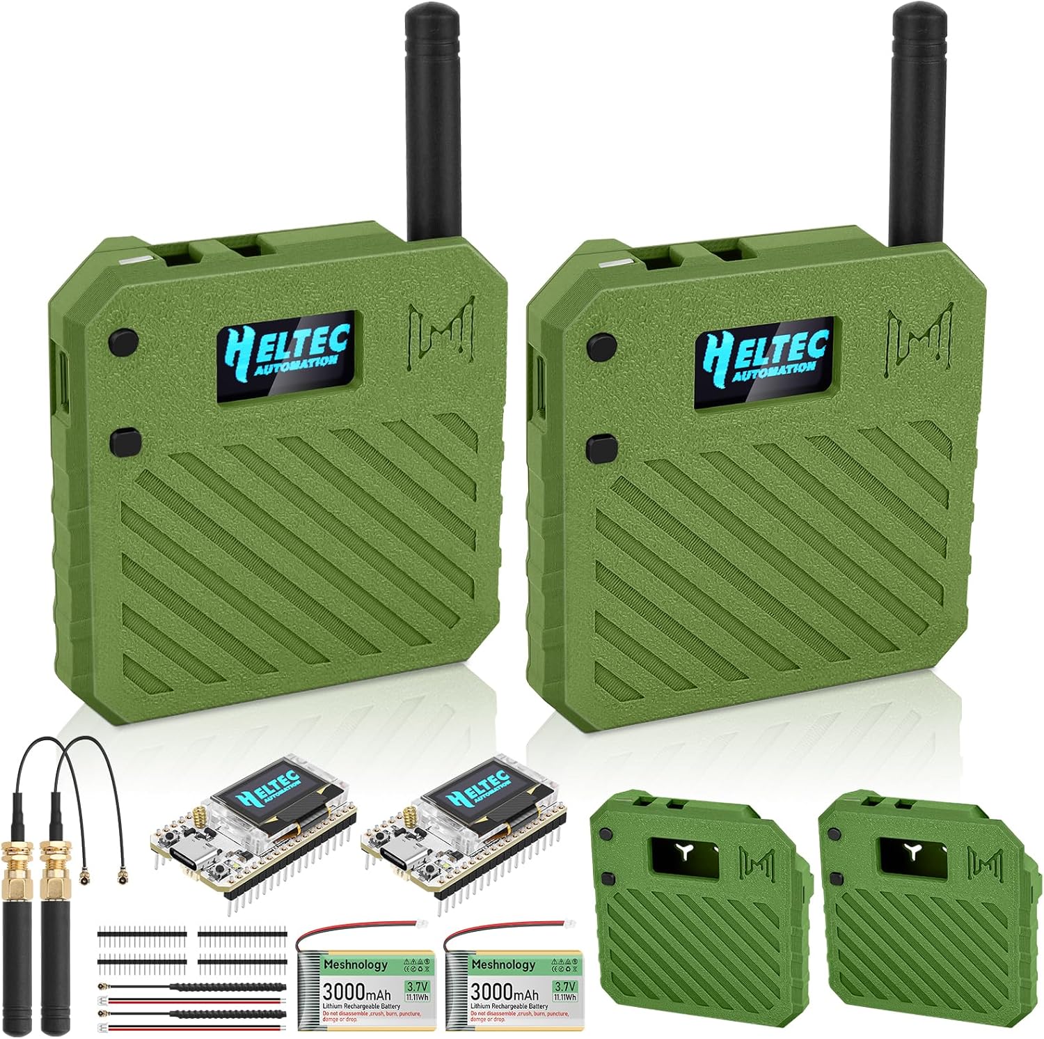 N33 Esp32 Lora V3 Kit With 915mhz Antenna Battery And Case For Meshtastic Iot Meshnology