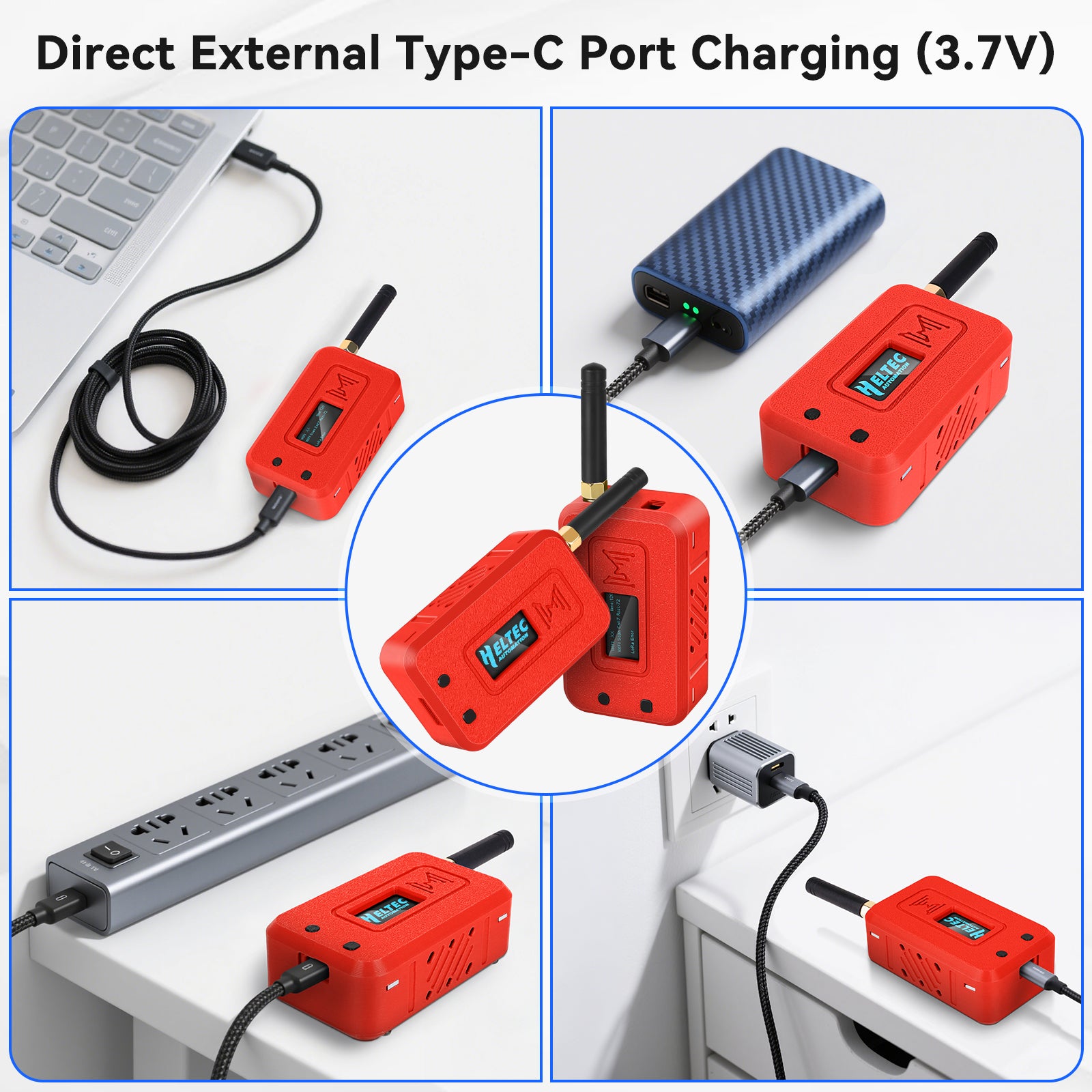 N35 - ESP32 LoRa V3 Board Kit - 863~928MHz Antenna, 3000mAh Battery, C ...