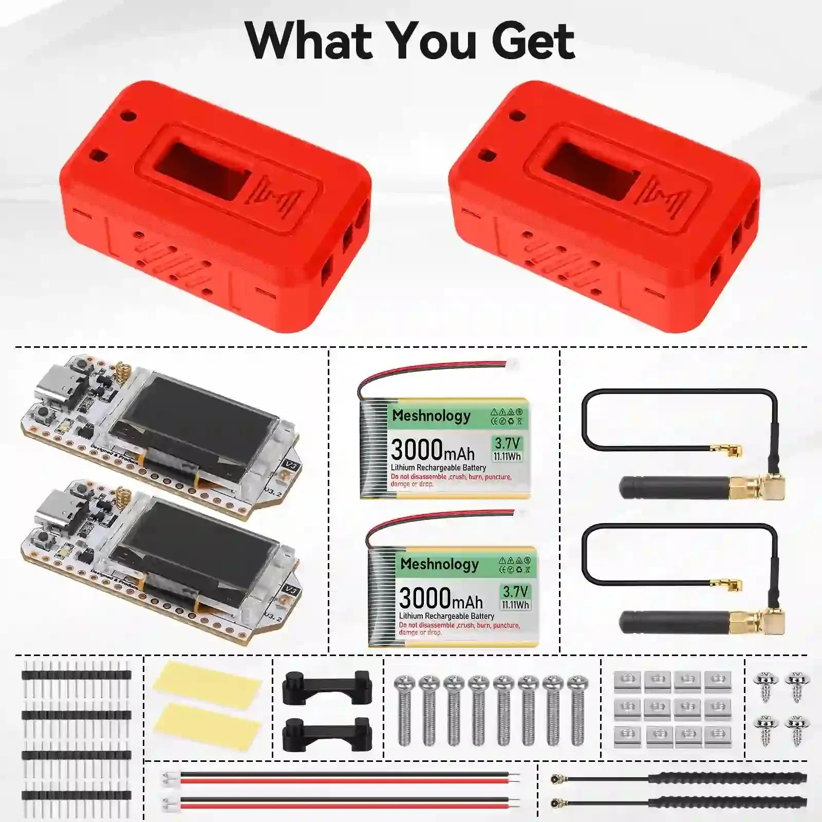 Meshnology N35-ESP32 LoRa V3/V4 Meshtastic Device, Meshnology