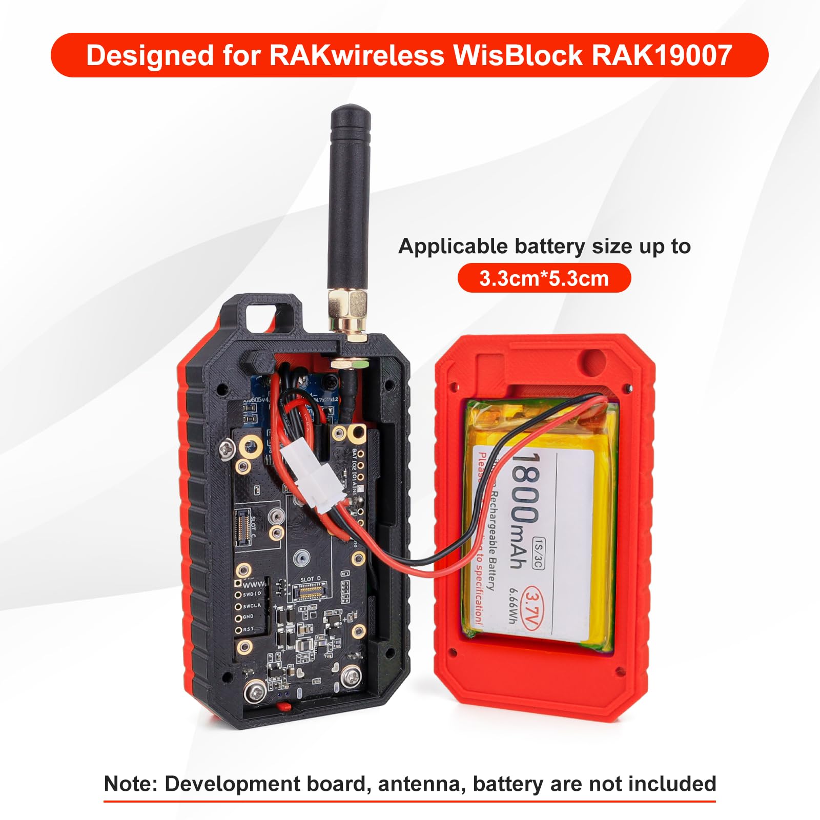 N31 RAK WisBlock Custom 3D Printed Case with 0.96" OLED Display Module ...