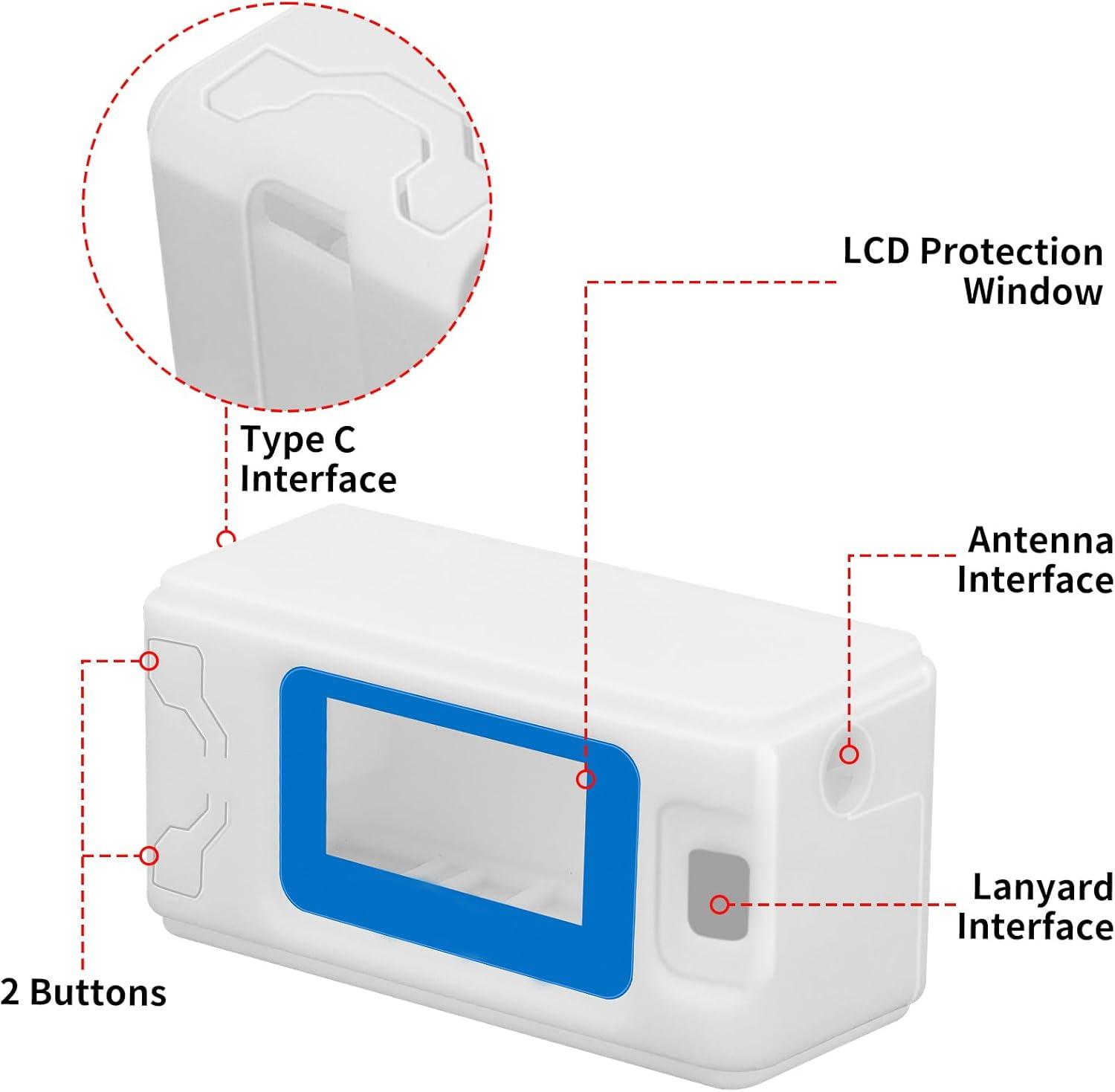 N30 - ESP32 LoRa V3 Node Kit - Protective Case + Battery + 2 Antennas ...