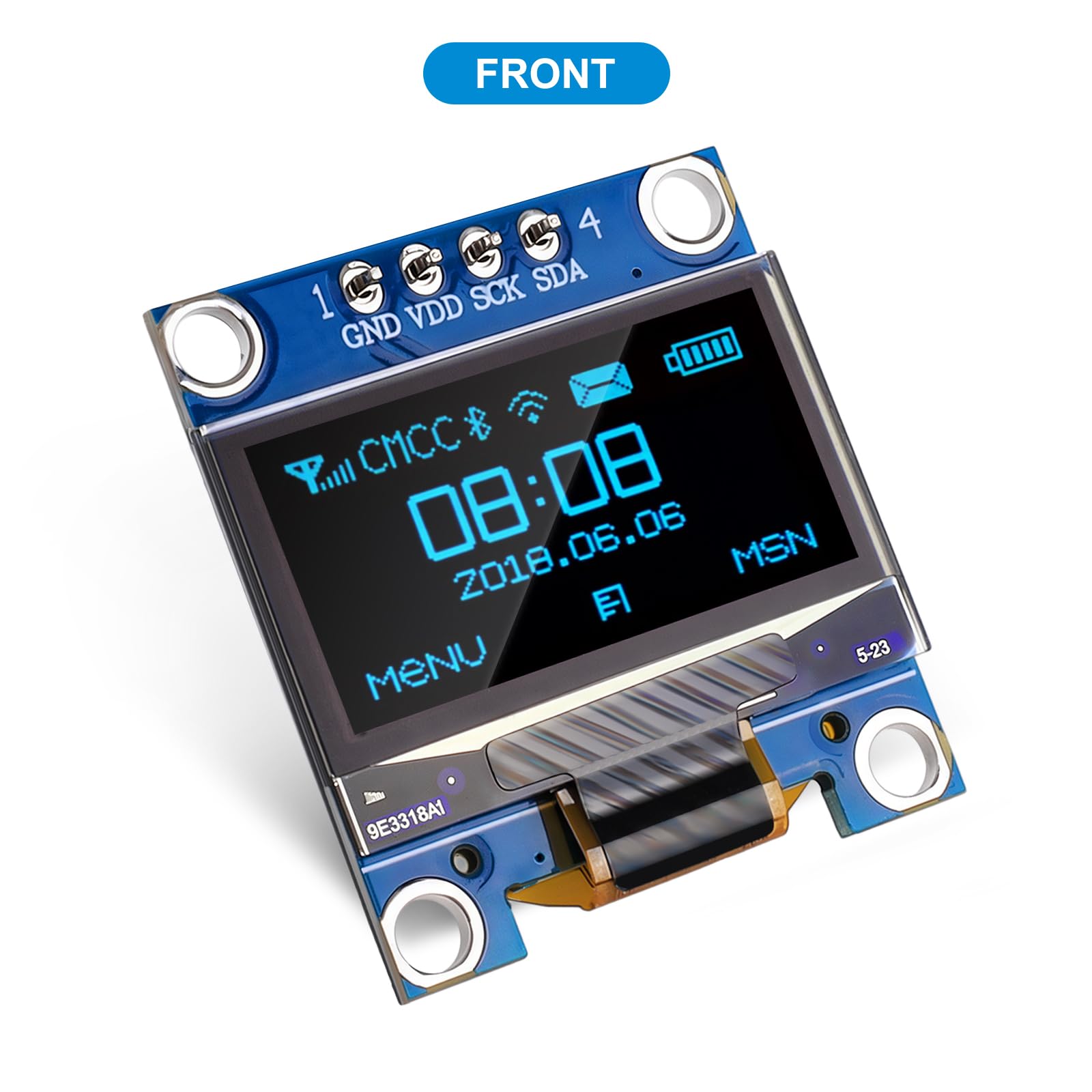 0.96" OLED Display Module with SSD1315 Driver for Arduino Raspberry Pi – Meshnology